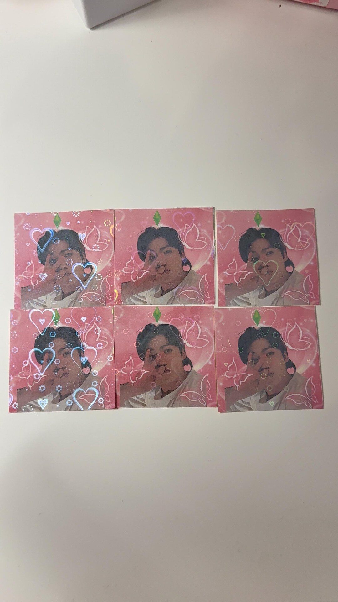 Bts Jungkook Pink Mailing Stickers - Etsy