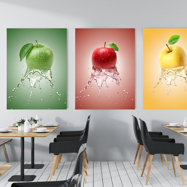 Red Apple Print - Etsy