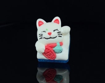 Lucky Cat Artisan Keycap for Cherry MX Mechanical Gaming Keyboard - Etsy