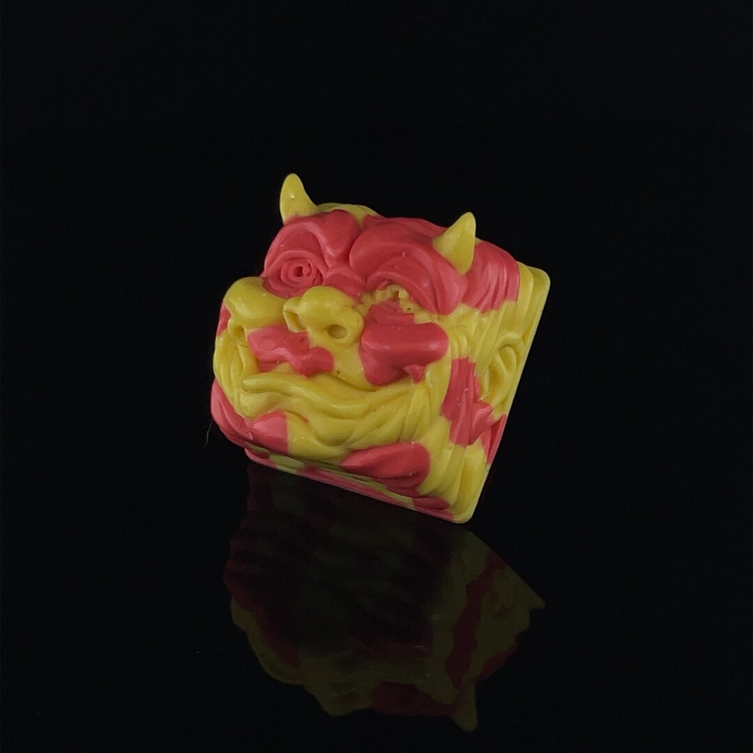 Rosy Inferno Devil Custom 1U Keycap for Cherry MX Mechanical Gaming ...