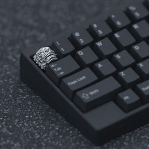 Premium Solid Sterling Silver FOO DOG Artisan Keycap Custom Handmade ...