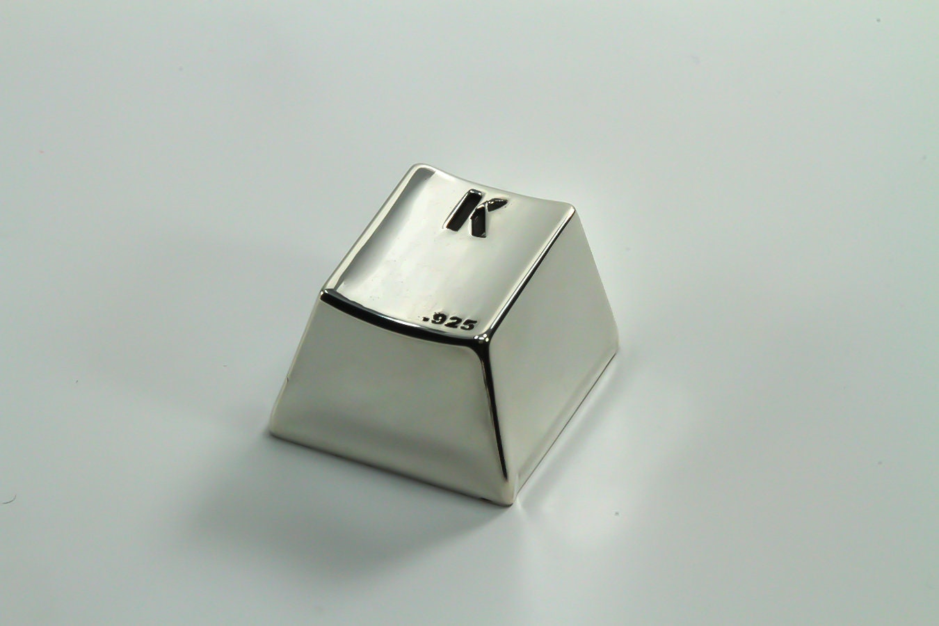 Premium Solid STERLING SILVER Keycap for Cherry MX Mechanical - Etsy