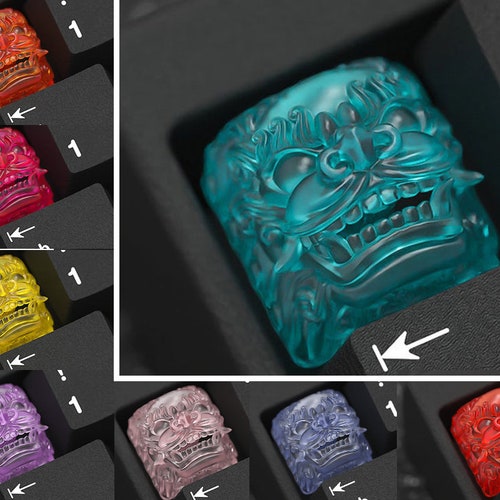 Hand-painted Rustic FOO DOG Keycap for Cherry MX Mechanical - Etsy