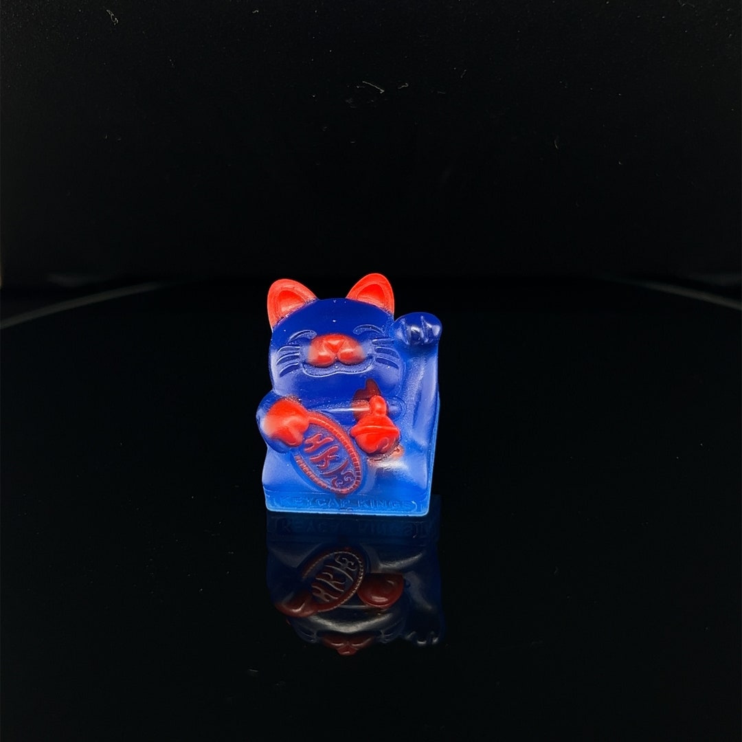Japanese Lucky Cat Feline Artisan Keycap for Cherry MX Mechanical ...