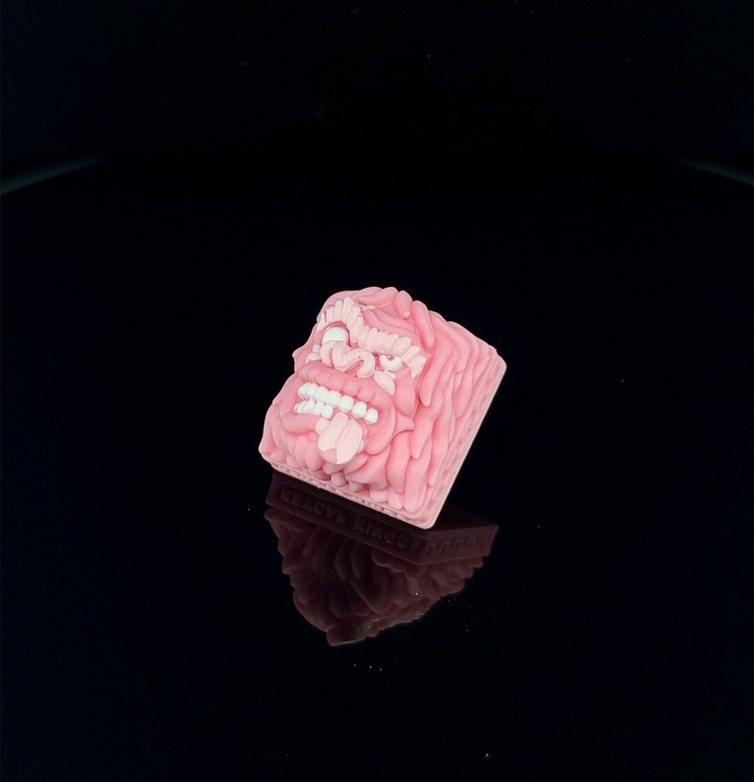 Pink YETI Resin Artisan Keycap for Cherry MX Mechanical Keyboard by ...