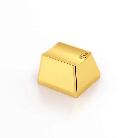 SOLID 14K Yellow Gold Premium Keycap for Cherry MX Mechanical - Etsy