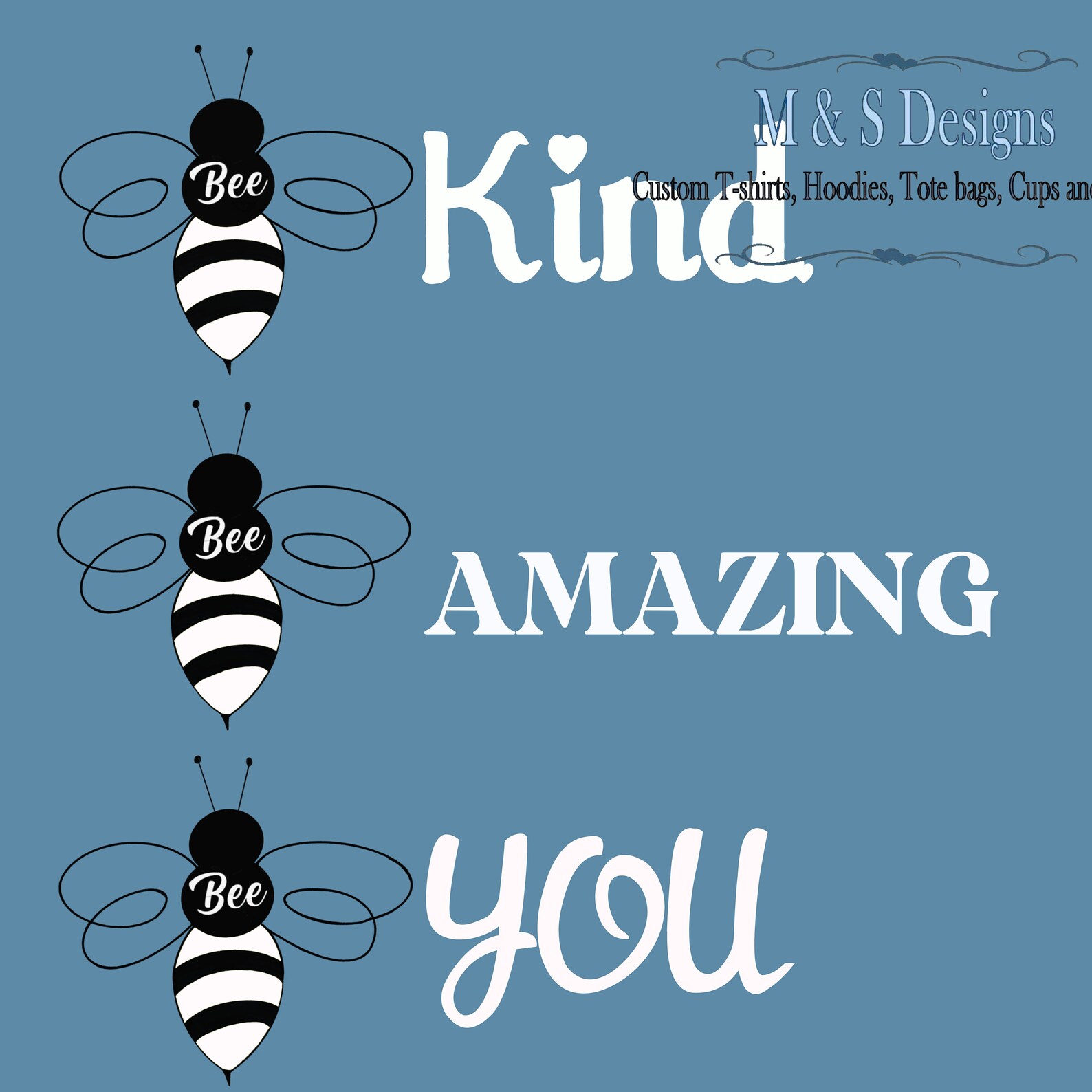 Buy Bee Kind Bee Amazing Bee You Digital Sublimation Design/ Bumble Bee ...