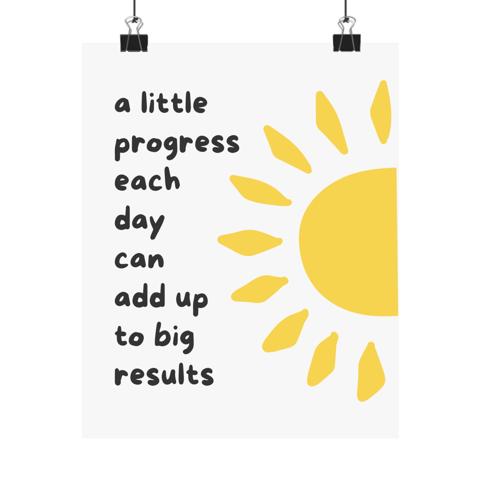 Motivational Matte Vertical Poster - Brighten Your Space With Daily ...