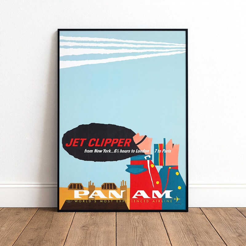Pan American Airlines Art - Etsy