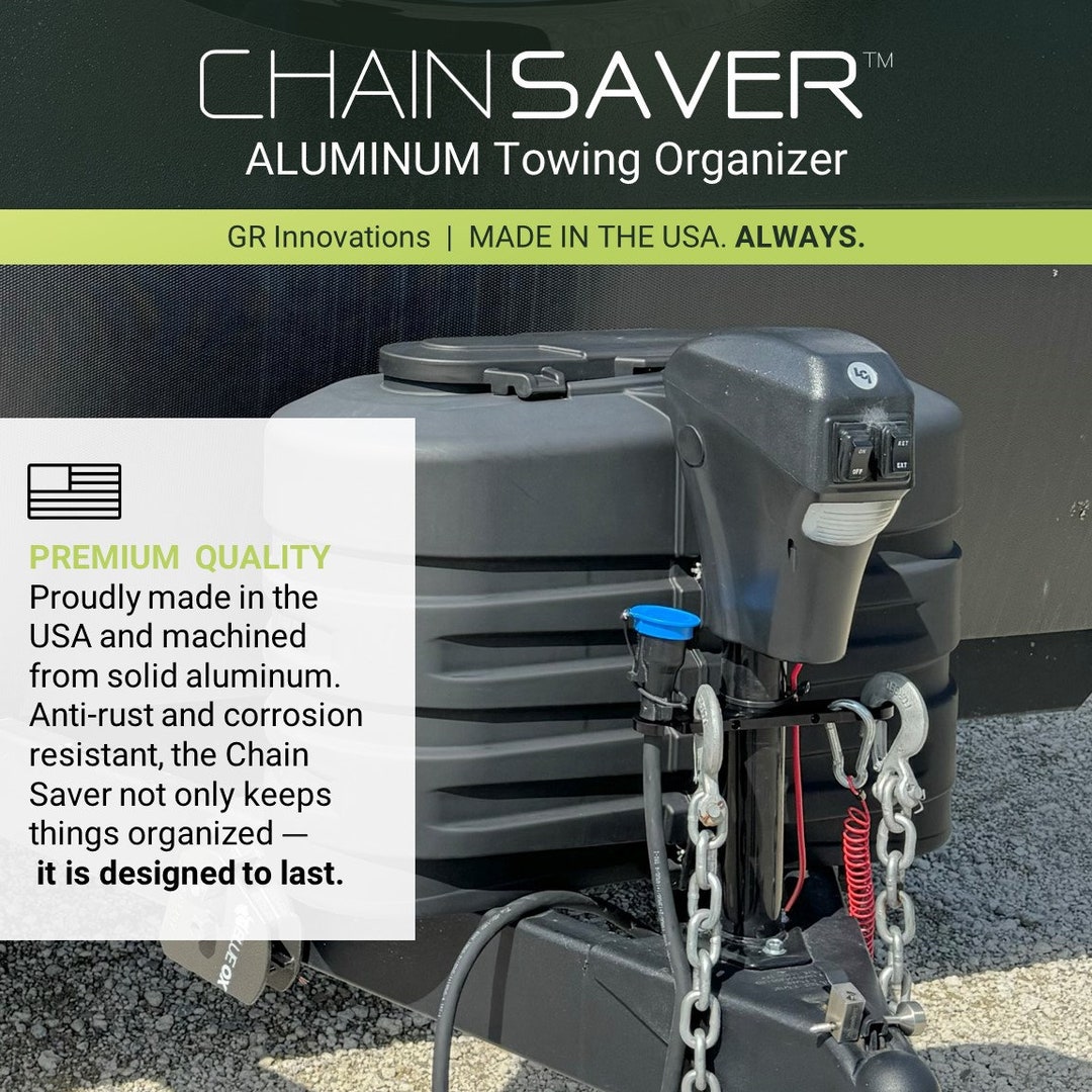 Aluminum Towing Organizer KIT: Premium Chain Saver With Plug Saver and ...
