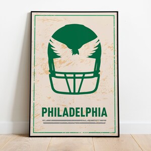 Philadelphia Football Retro Poster Digital Download Wall Art - Etsy
