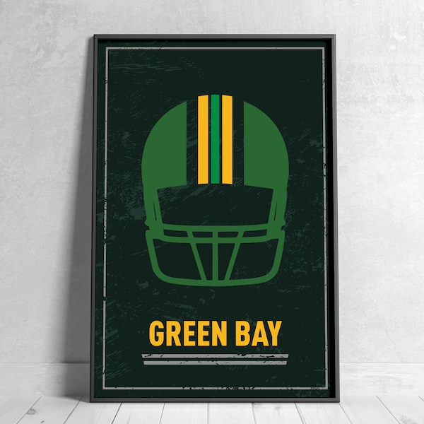 Green Bay Poster - Etsy