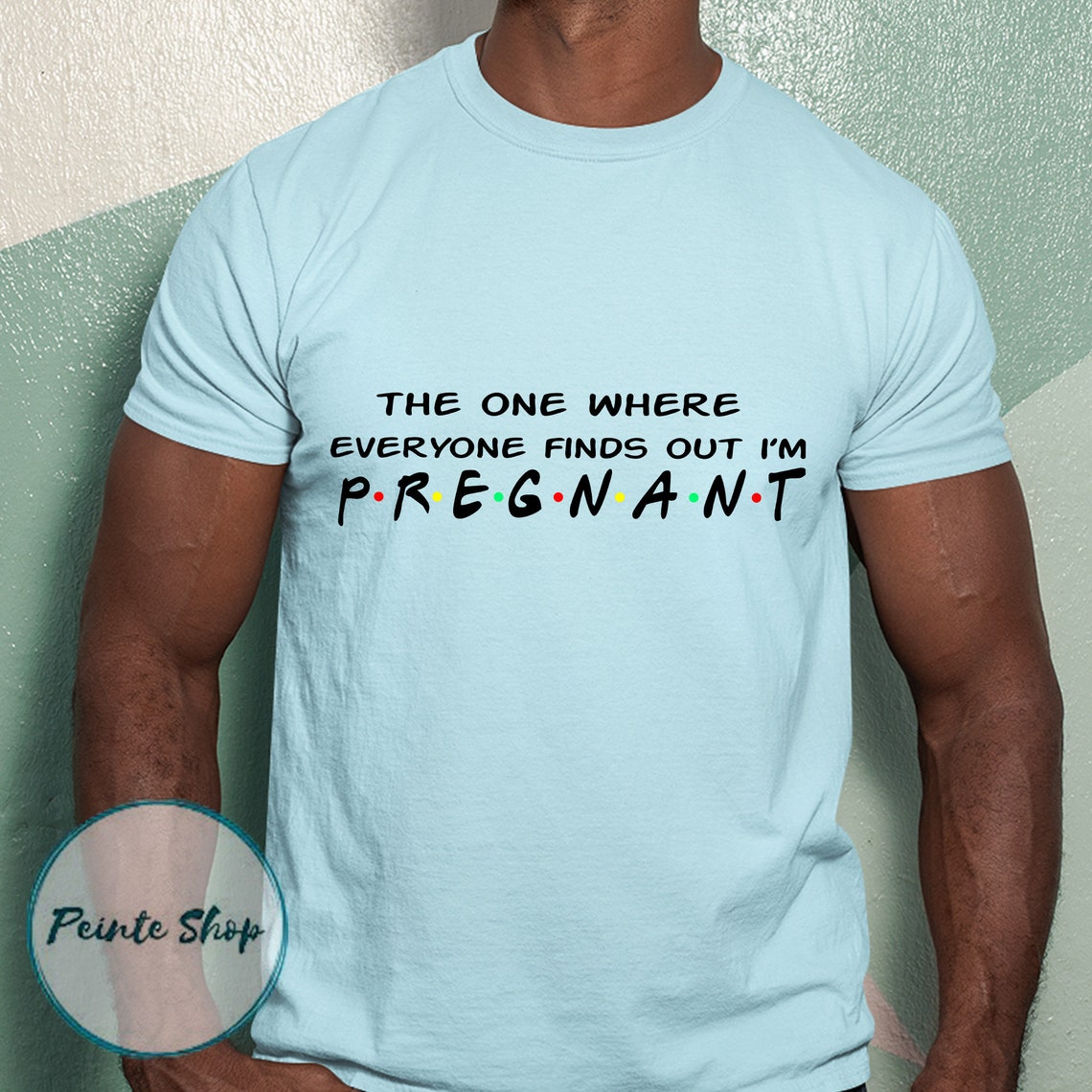 Funny Pregnancy Announcement Shirt Friends Movie Theme Etsy