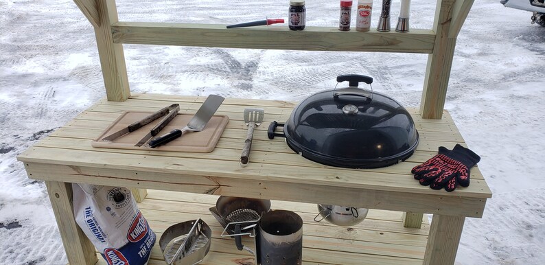 Portable Bbq Cart on Wheels Downloadable Plans 6' X 2'6 the Walleye - Etsy