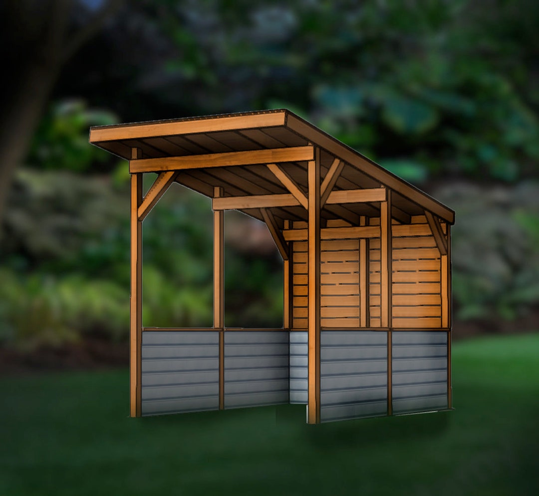 Grillscape/bbq Shack or Shelter Downloadable Plans the - Etsy