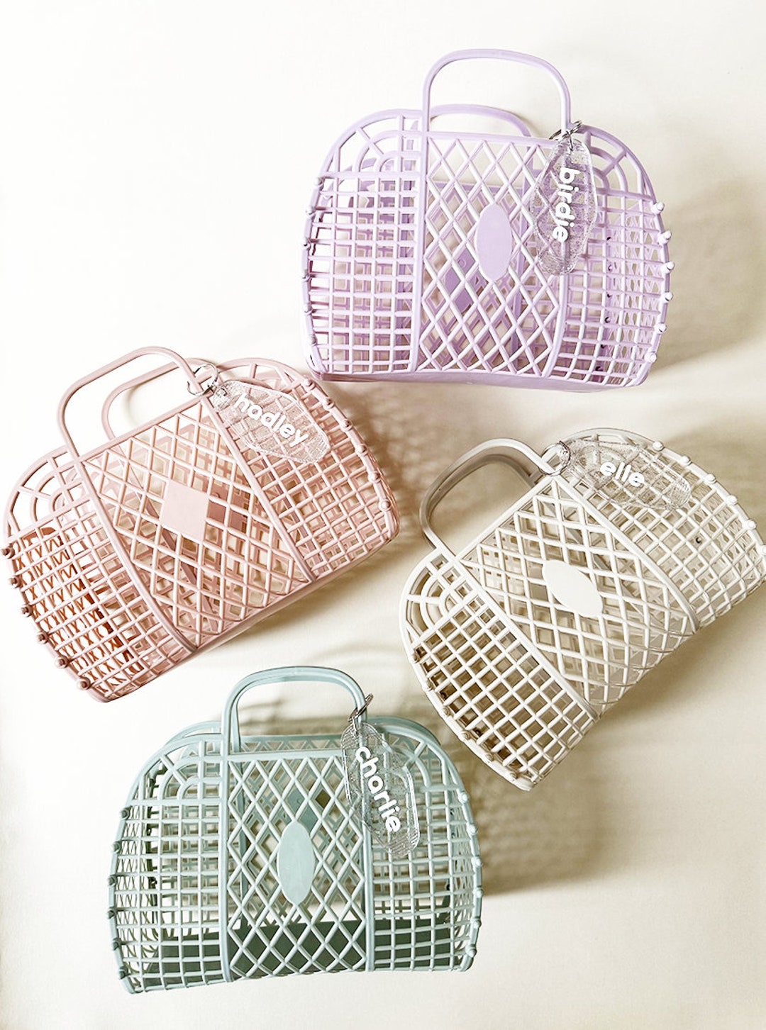 Personalized Retro Jelly Basket - Etsy