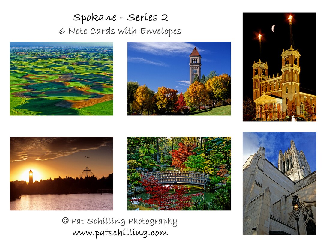 Spokane Note Cards - Series 2 - Etsy