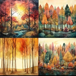 AUTUMN PAPER PACK - Fall, Paper, Scrapbook Paper, Background Paper ...