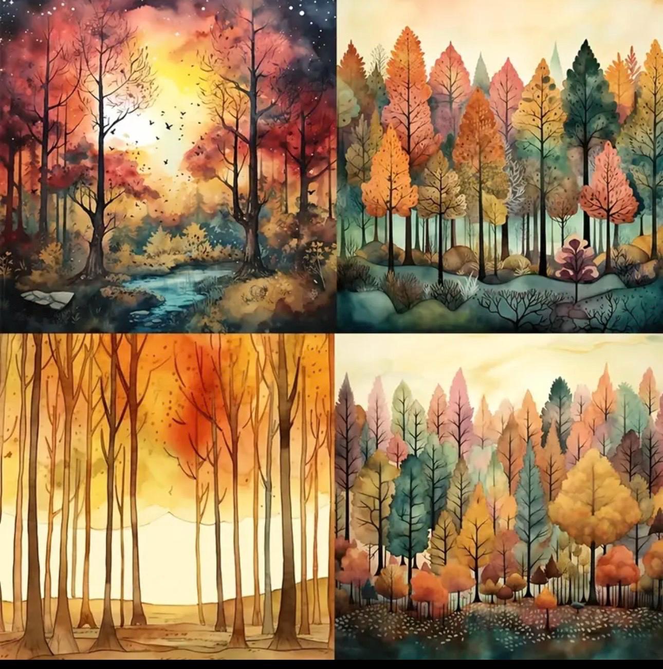 AUTUMN PAPER PACK - Fall, Paper, Scrapbook Paper, Background Paper ...