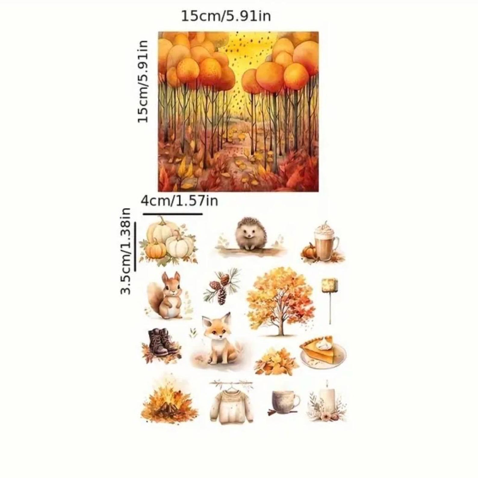 AUTUMN PAPER PACK - Fall, Paper, Scrapbook Paper, Background Paper ...