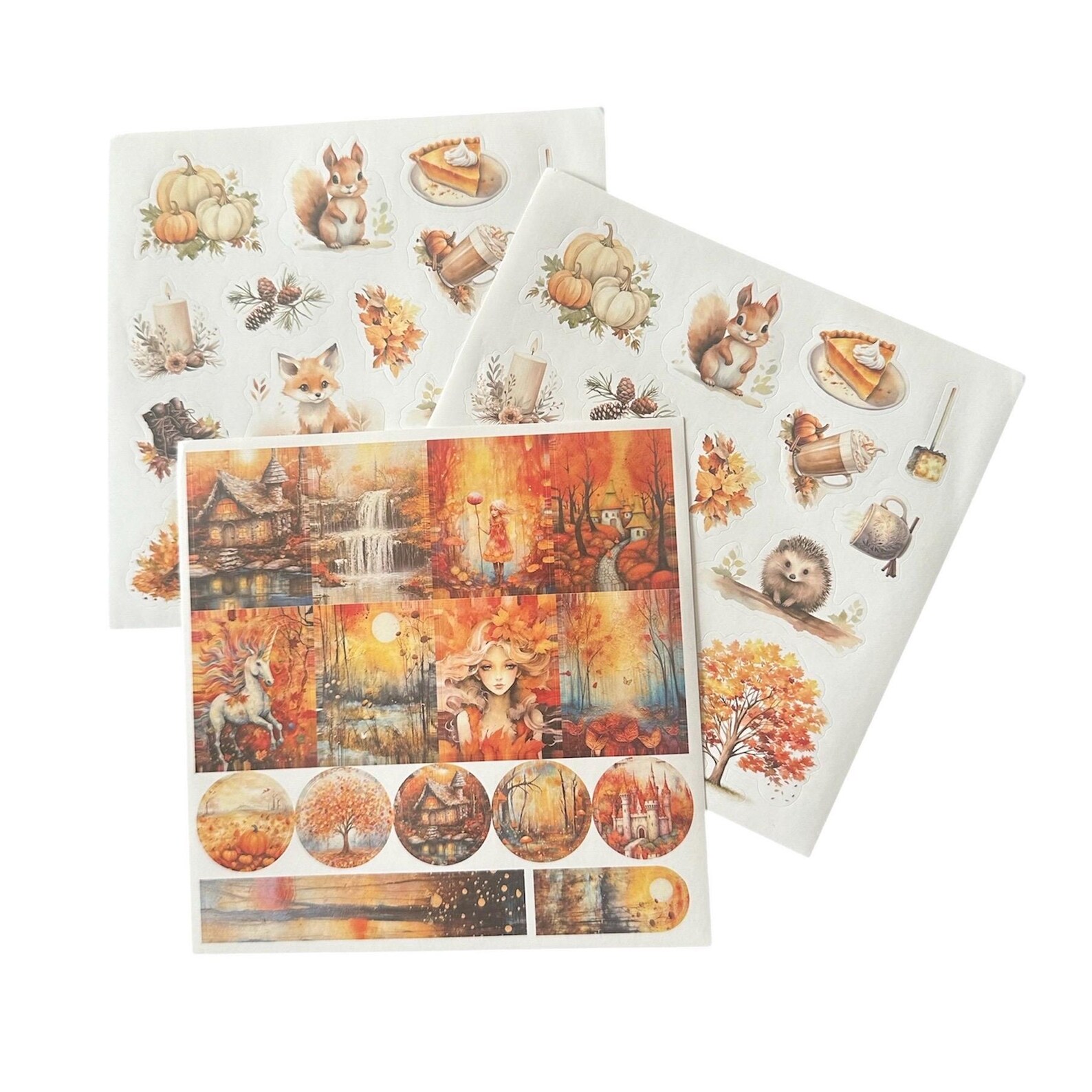 AUTUMN PAPER PACK - Fall, Paper, Scrapbook Paper, Background Paper ...