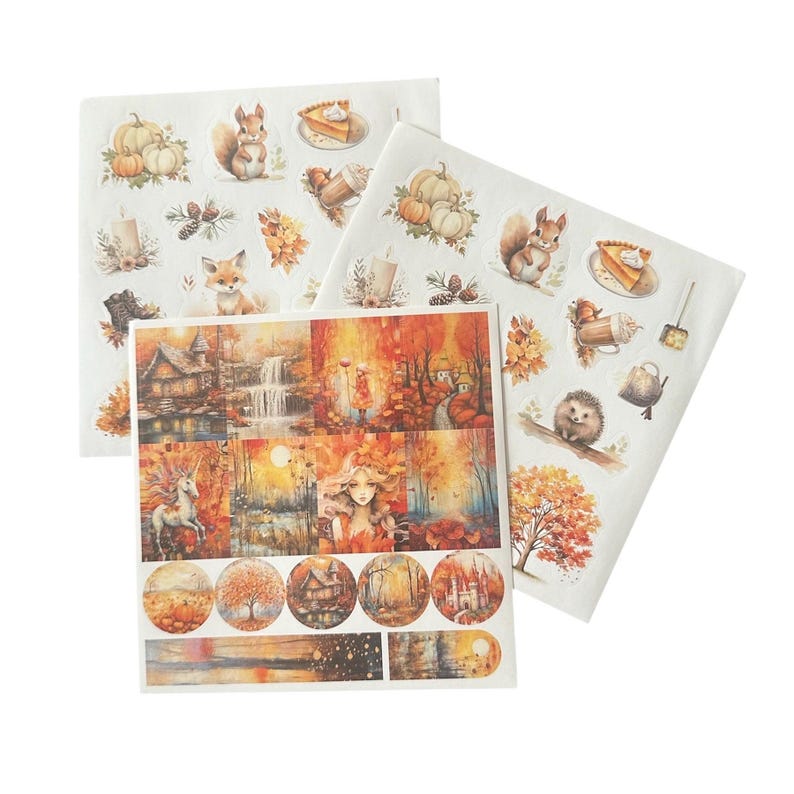 AUTUMN PAPER PACK - Fall, Paper, Scrapbook Paper, Background Paper ...