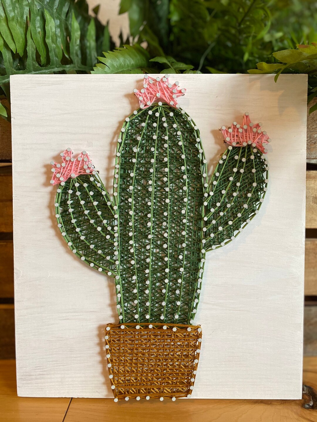 Big Cactus String Art - Etsy