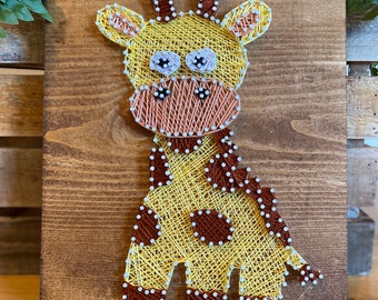 String Art Giraffe - Etsy