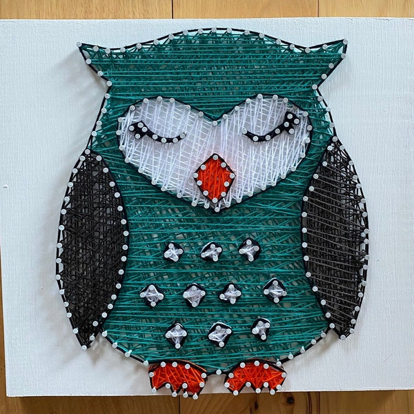 Owl String Art - Etsy