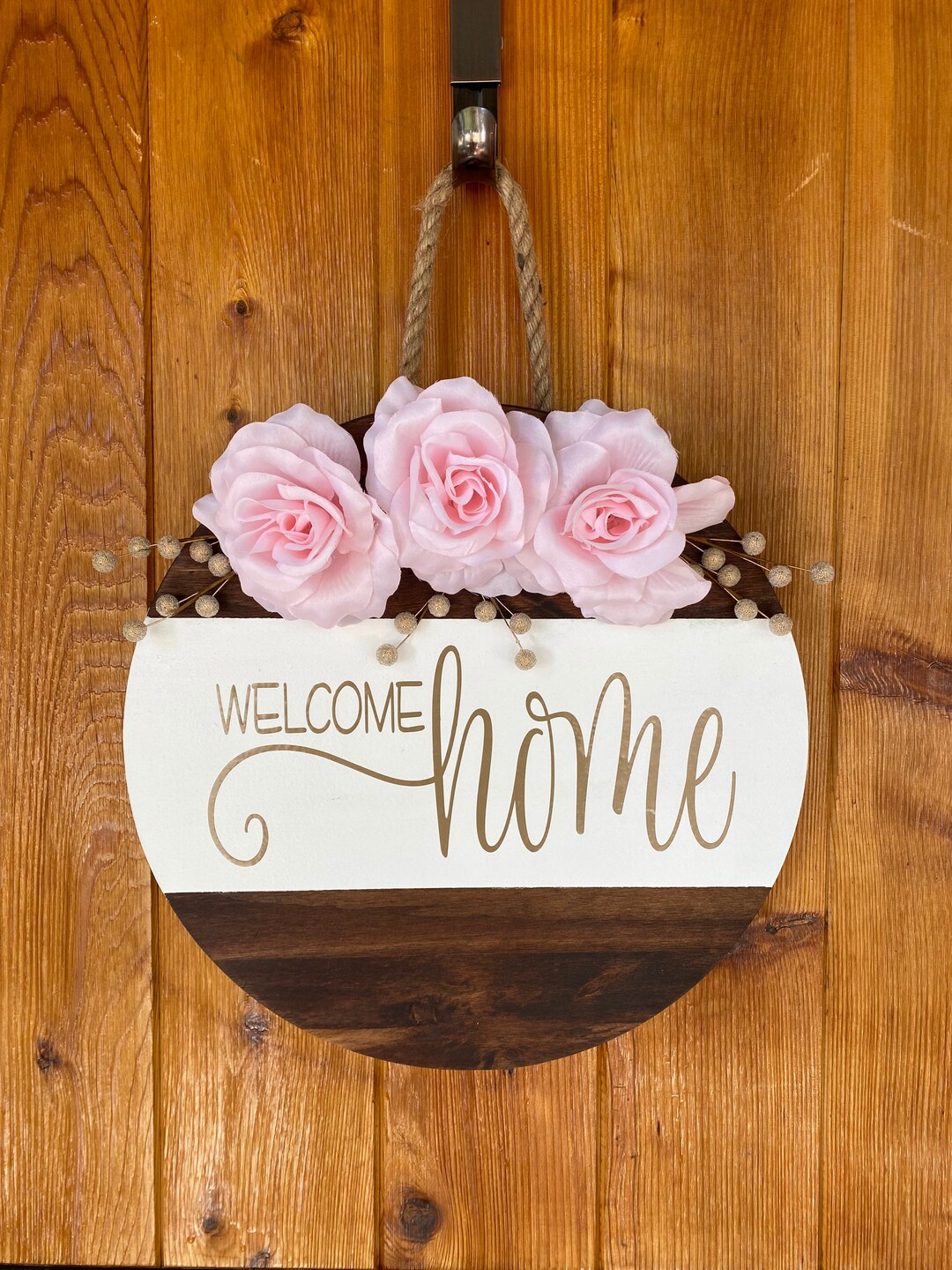 Welcome Home Door Hanger - Etsy
