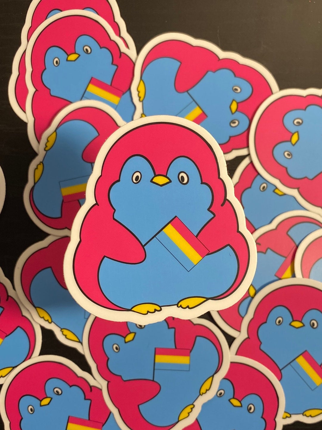 Panguin | Animal Pride Stickers | Pansexual Pride - Etsy