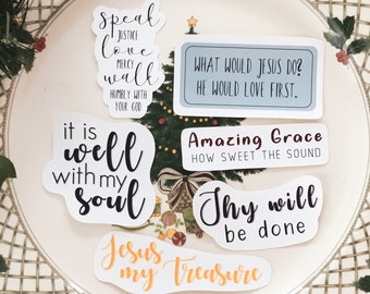 Missions Trip Sticker Set Faith Stickers - Etsy