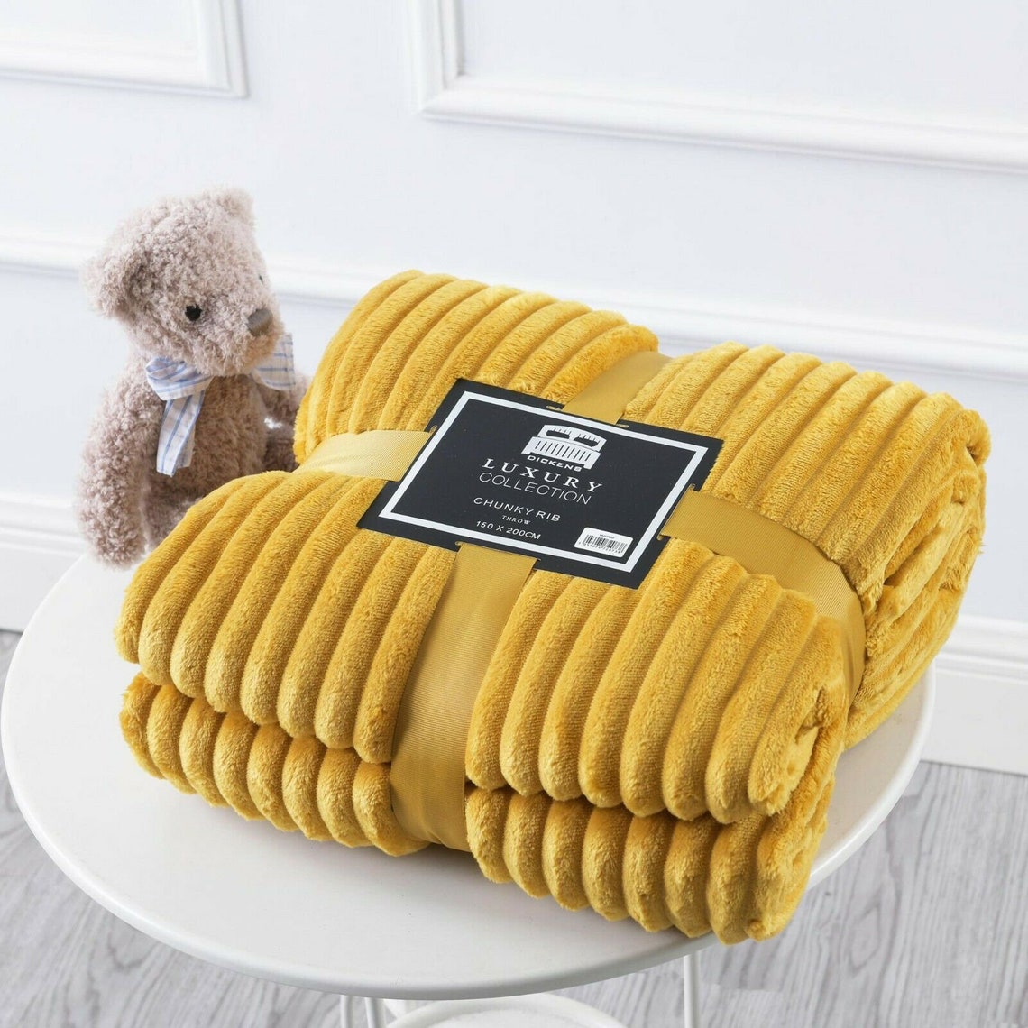 Chunky Rib Throws Soft Warm Blanket Sofa Bed Throw Medium and - Etsy UK