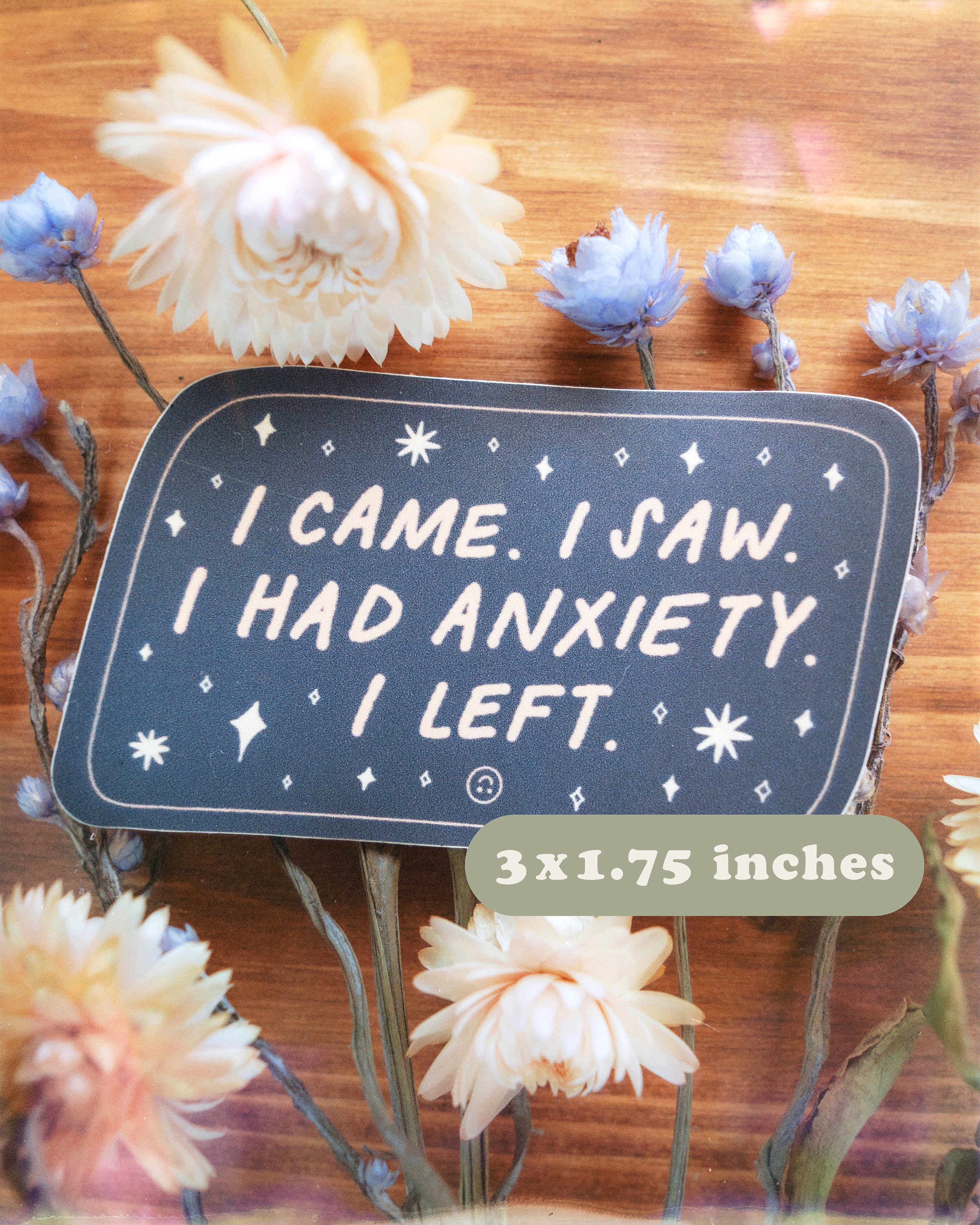 Self Care Stickers Mental Health Sticker Anxiety Sticker - Etsy