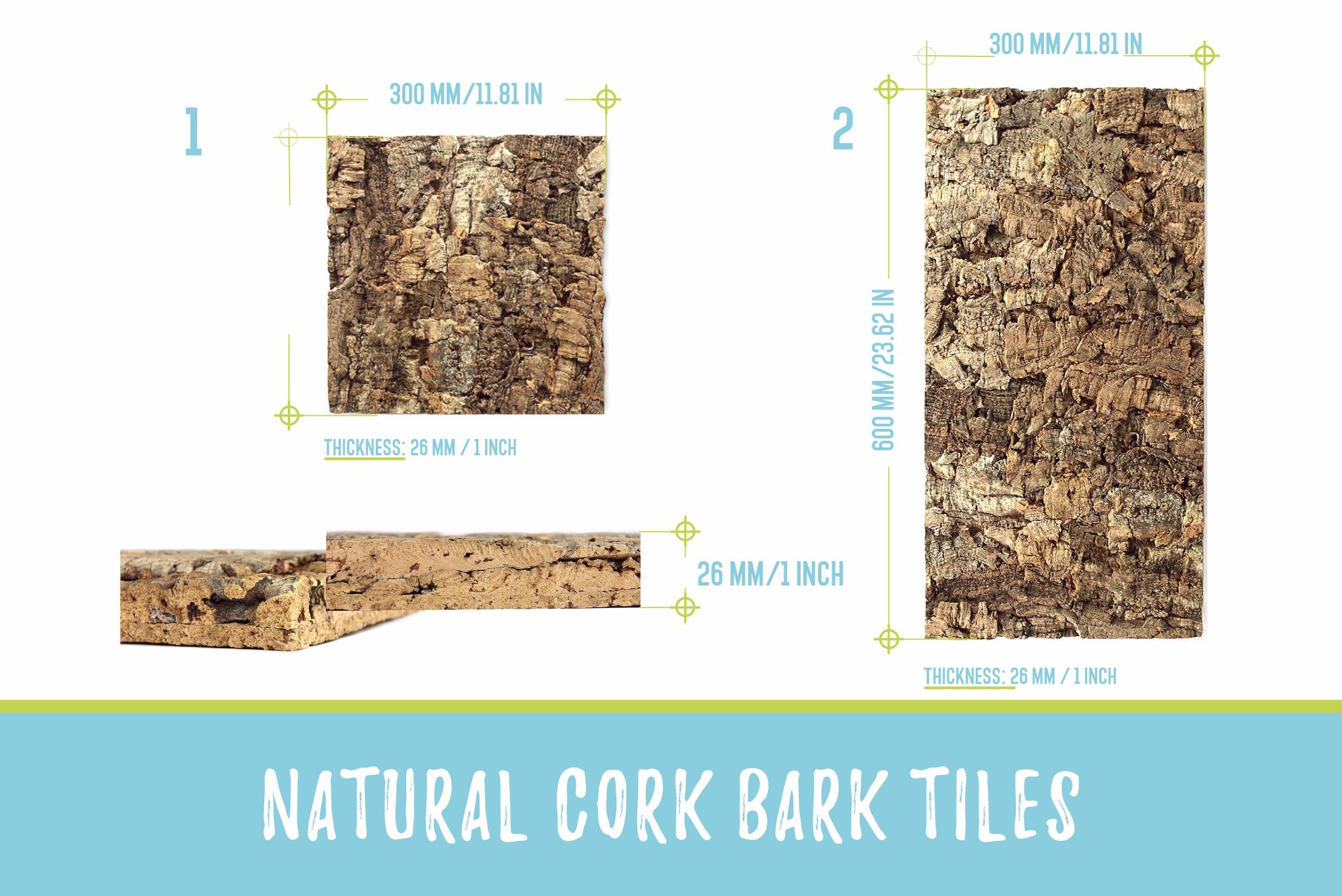 Natural Cork Bark Tiles Wall Tiles Panel Soundproofing - Etsy
