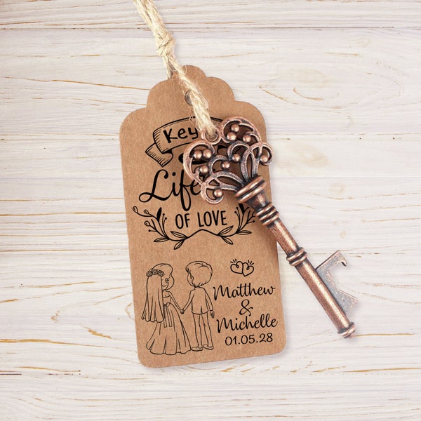 Wedding Favor Keys - Etsy