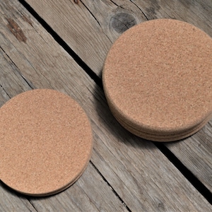 Blank Cork Coasters - Cork Coasters for Crafts - Cork Coasters Bulk ...