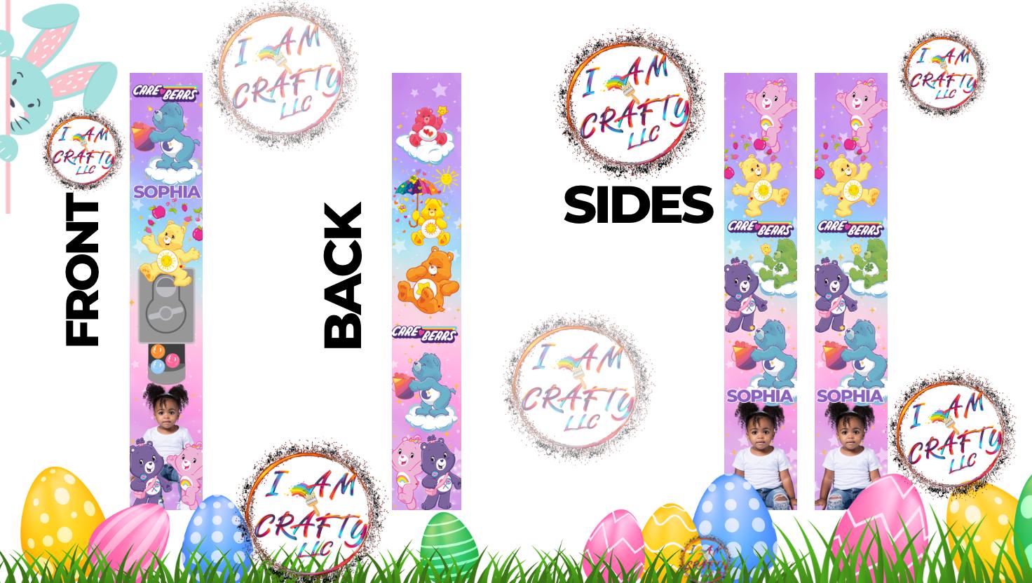 Editable Easter Gumball Machine Template 5x30 Print Size DIY - Etsy