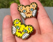 Tiger Enamel Pin | Etsy