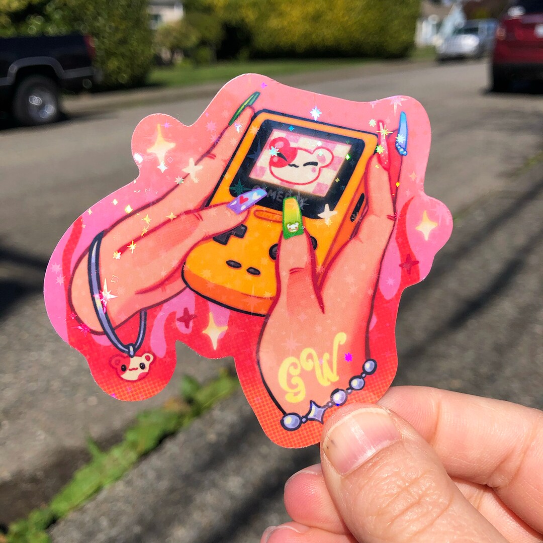 Gamer Hands Sticker - Etsy