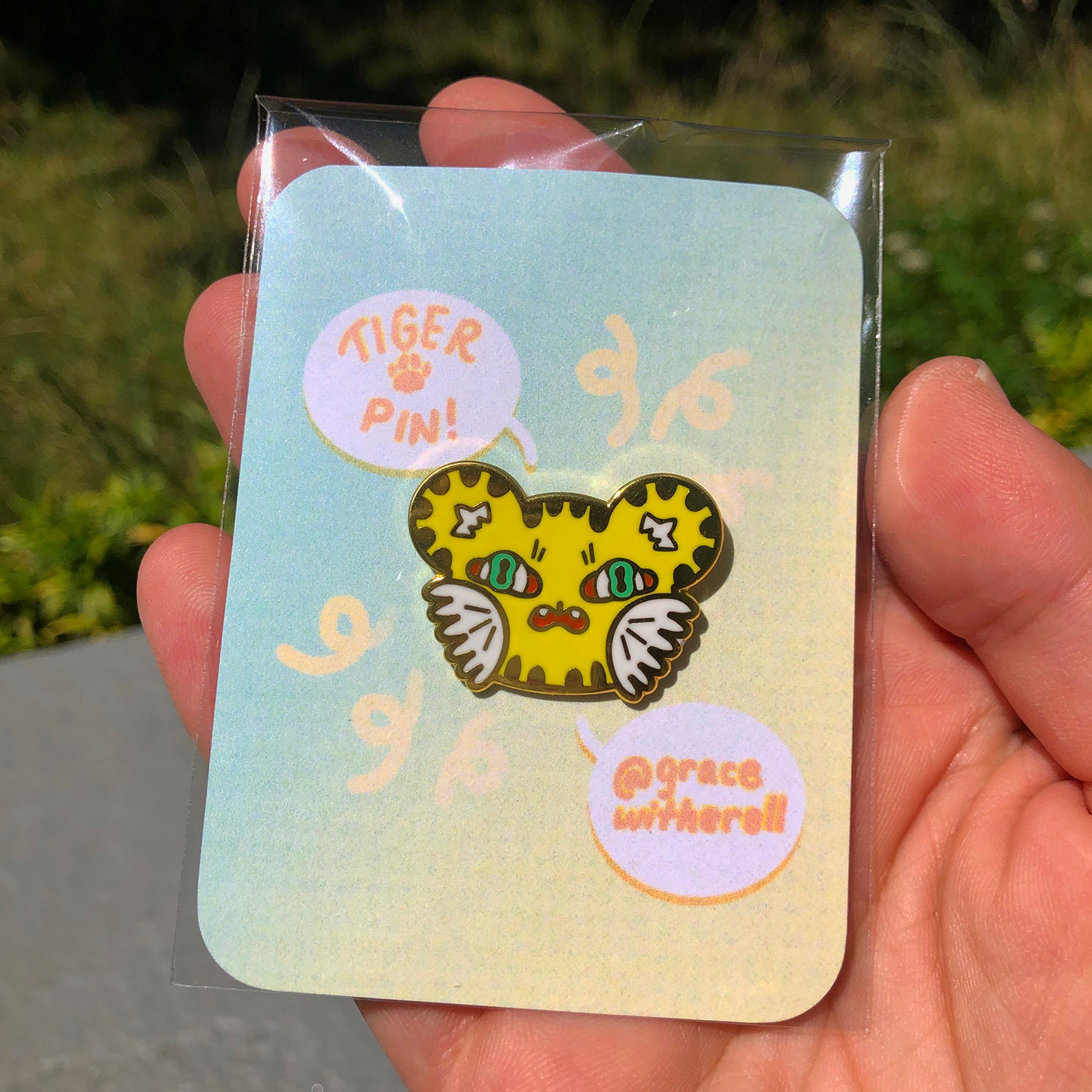 Tiger Enamel Pin - Etsy