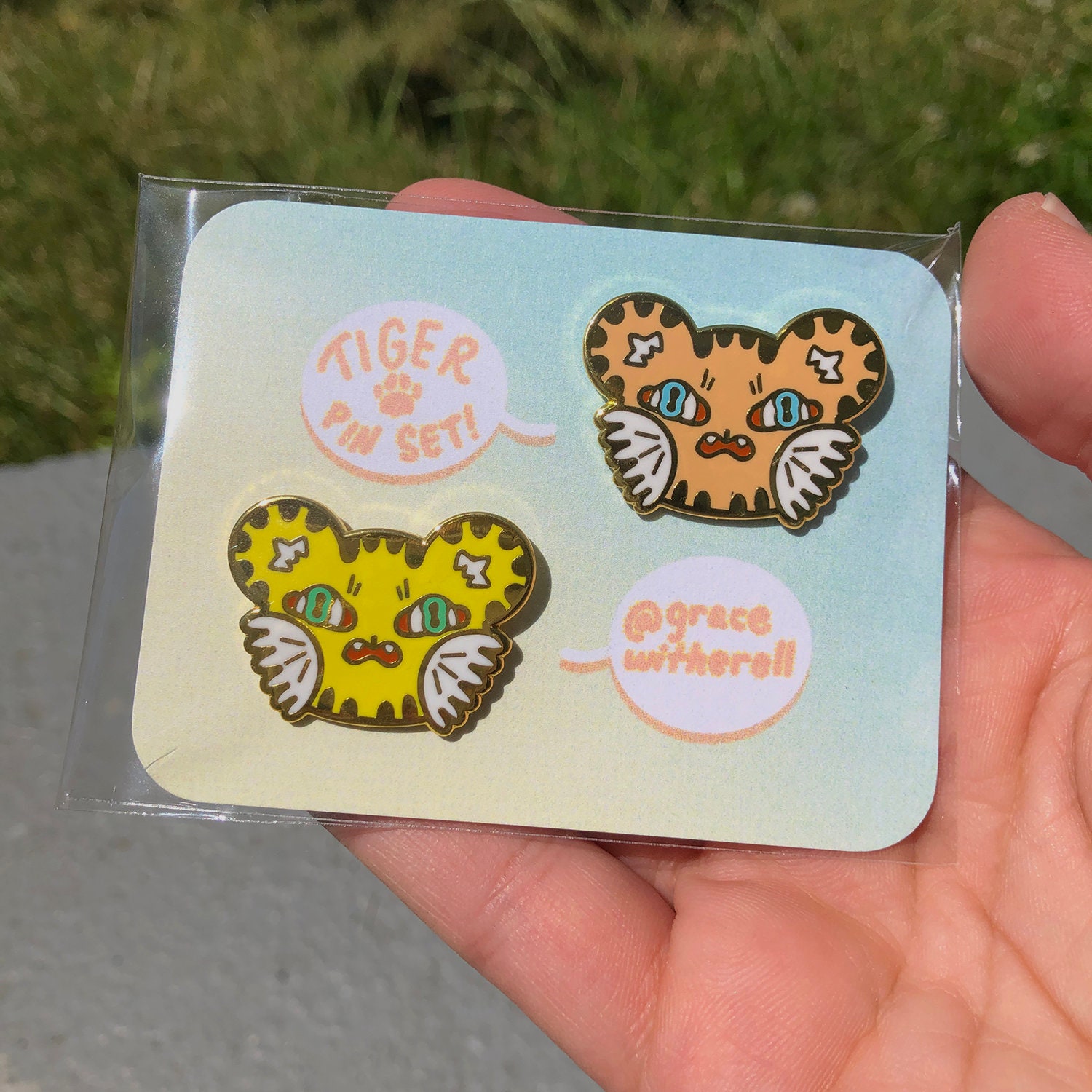 Tiger Enamel Pin - Etsy