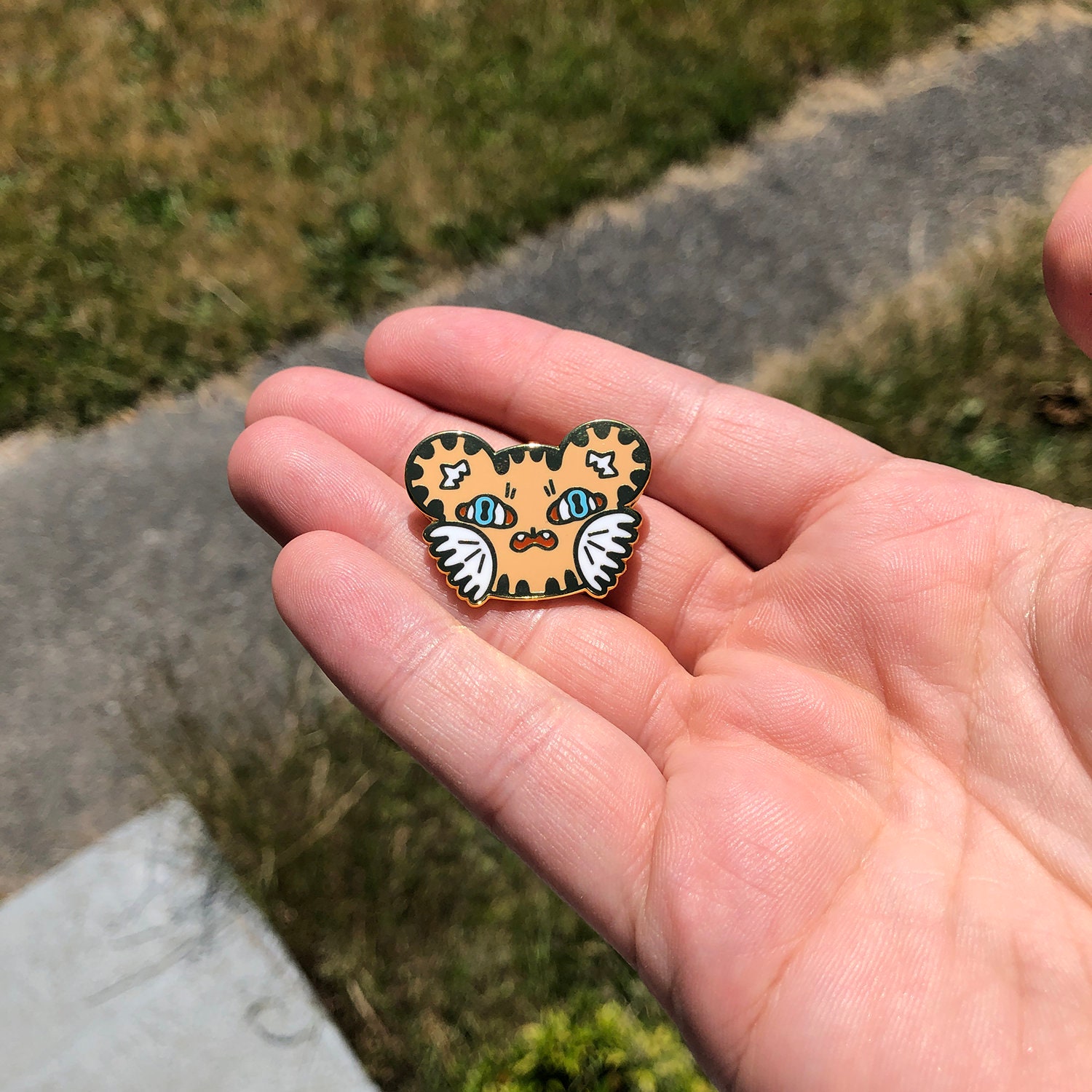Tiger Enamel Pin - Etsy