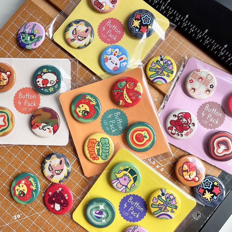 Pinback Button Set - Etsy