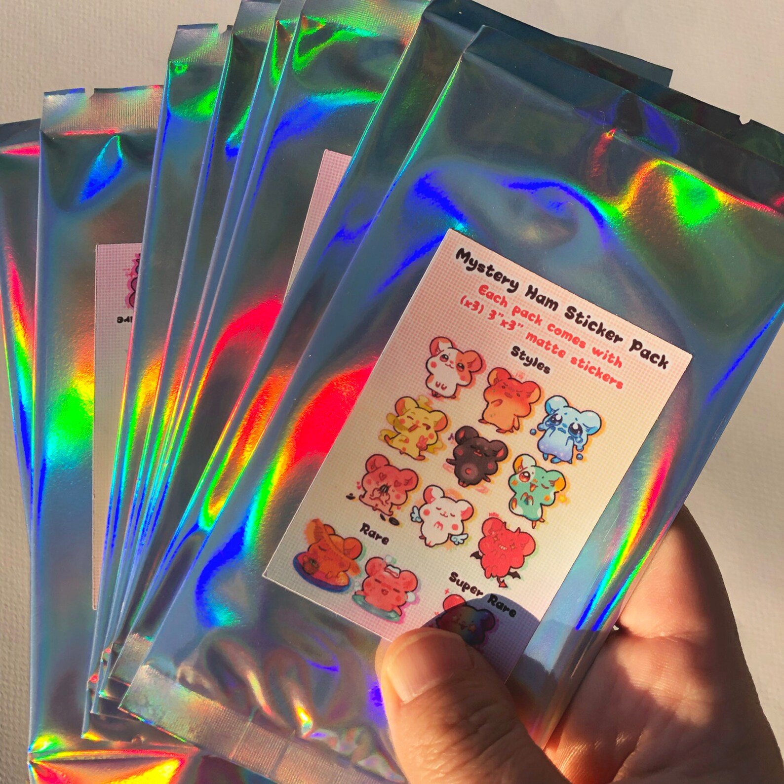 Mystery Ham Sticker Pack - Etsy