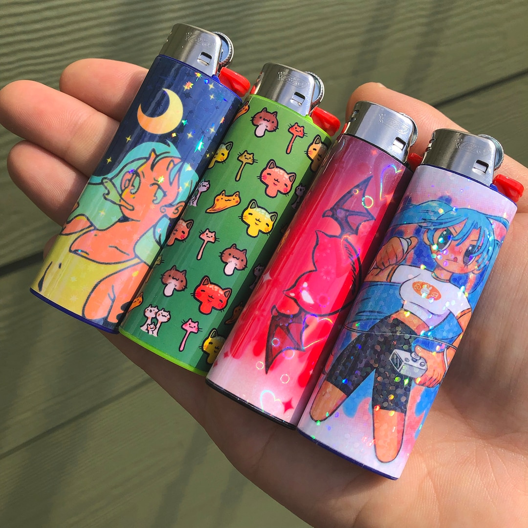 Custom Lighter *mush and Demon Heart* - Etsy