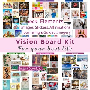 Ultimate Vision Board Kit | Guided Imagery for Vision Realization ...