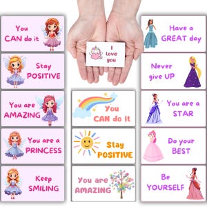 Lunchbox Notes Bundle for Kids | Princess and Unicorn Digital Snackbox ...