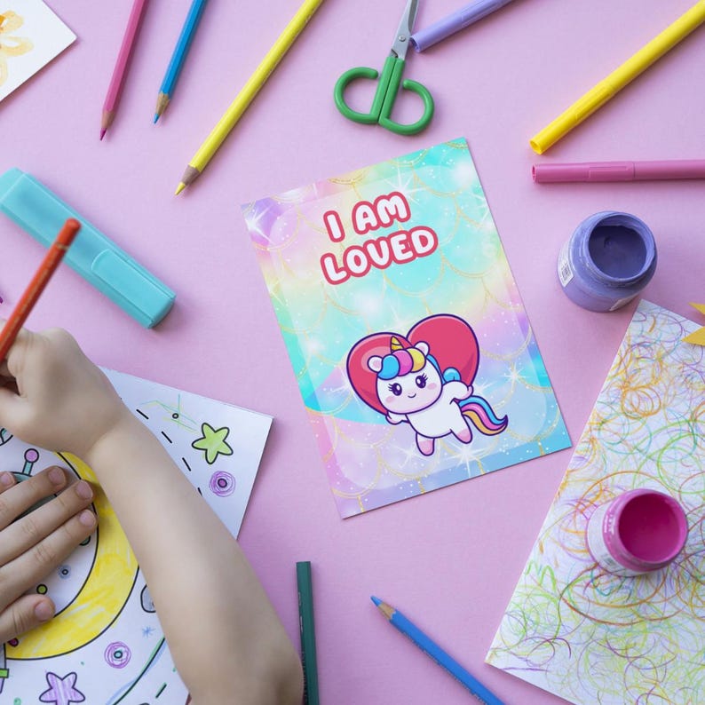 Kids Affirmation Cards, Unicorn Cards, Positive Affirmations for ...
