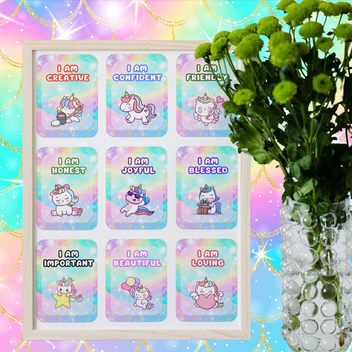 Kids Affirmation Cards, Unicorn Cards, Positive Affirmations for ...